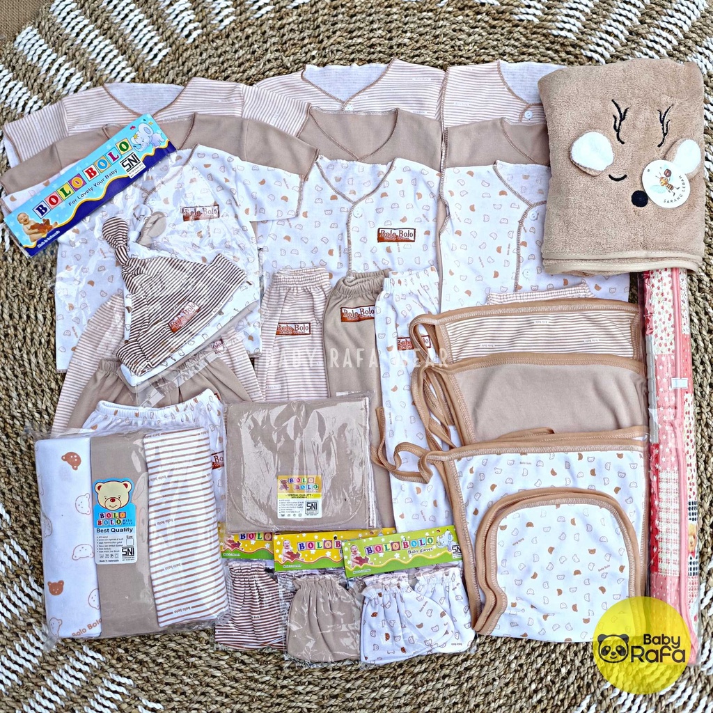 Jual 50 PCS Paket Hemat Terkomplit Baju Bayi Baru Lahir Paket Hemat ...
