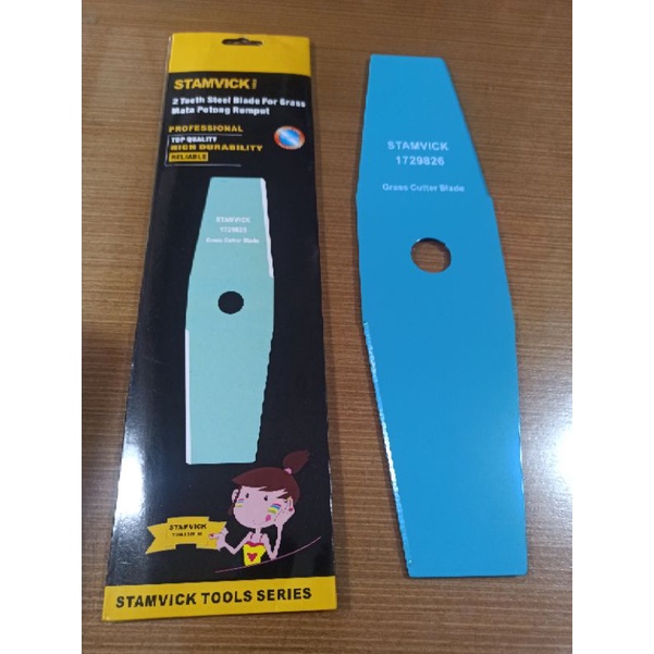 Jual STAMVICK Mata Pisau Mesin Potong Rumput 35.5cm x 9cm | Shopee ...