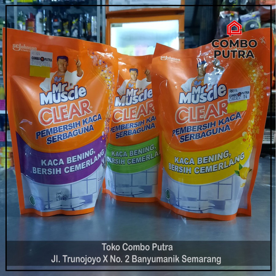 Jual Cairan Pembersih Kaca Mr Muscle Clear Refill Pouch 400 ml | Shopee ...