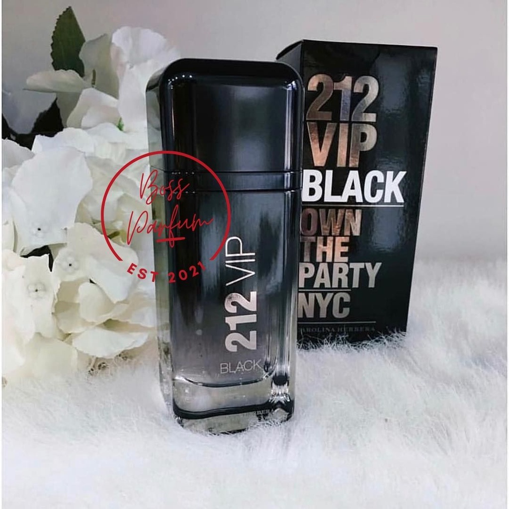 Jual Parfum 212 VIP BLACK MAN EDP 100ml - Parfume Pria ORGINAL ...