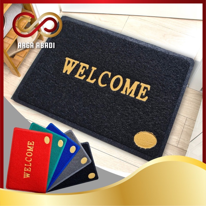 Jual Keset Karpet Yugen PVC Mie / Bihun Motif Welcome & Polos | Shopee ...