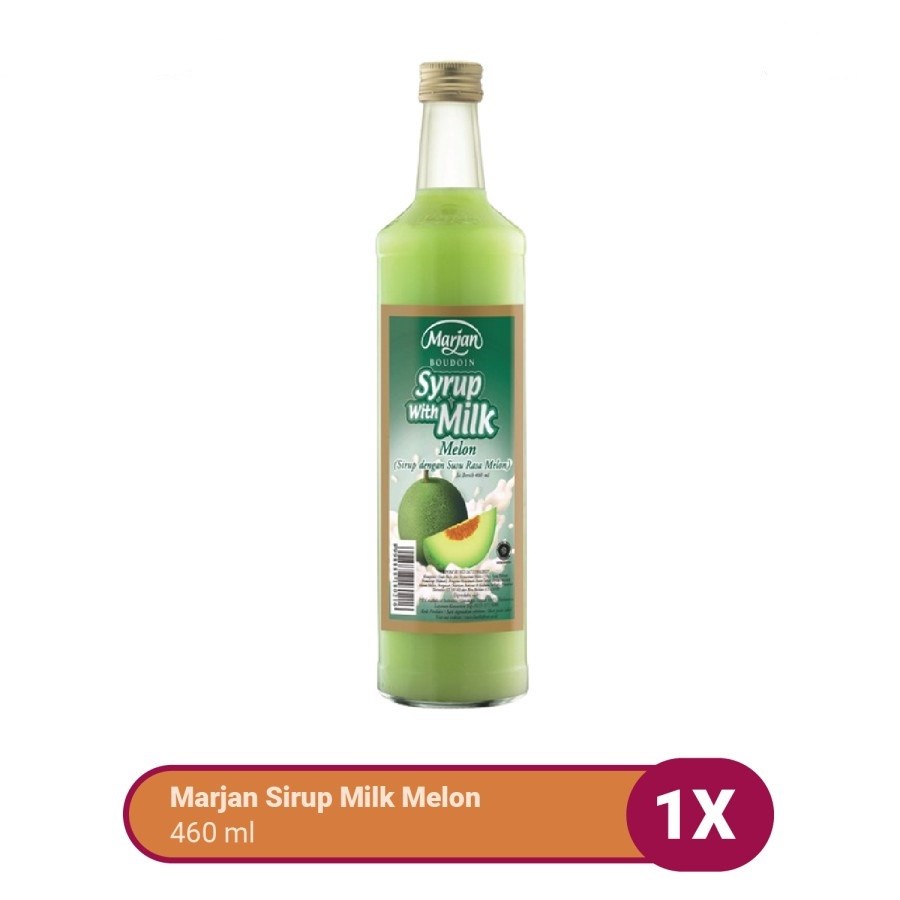 Jual SIRUP SUSU MELON MARJAN SYRUP WITH MILK 460ML | Shopee Indonesia