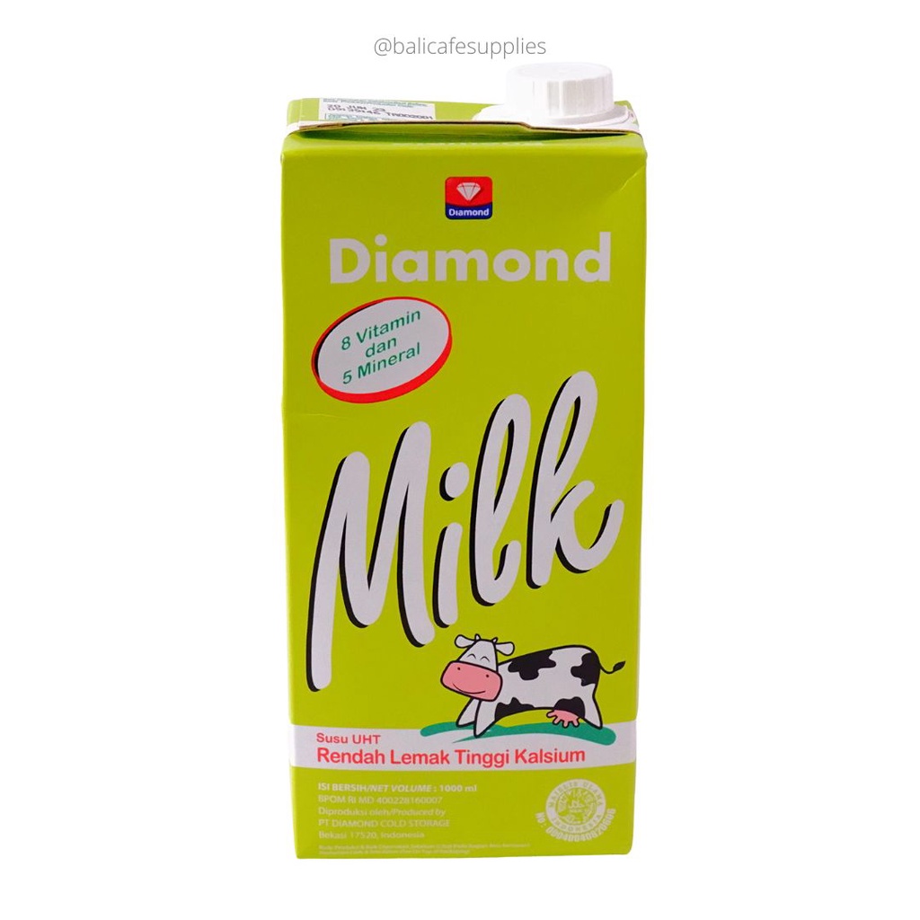 Jual Diamond UHT Milk Low Fat - susu low fat diamond 1Lt | Shopee Indonesia