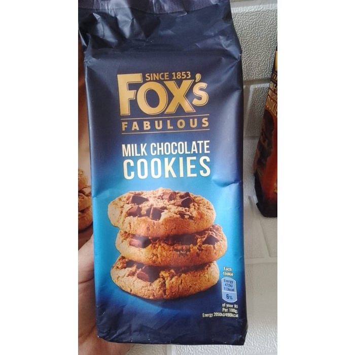 Jual NEW Fox's Fox Fabulous Chocolate Cookies Coklat Import UK since ...