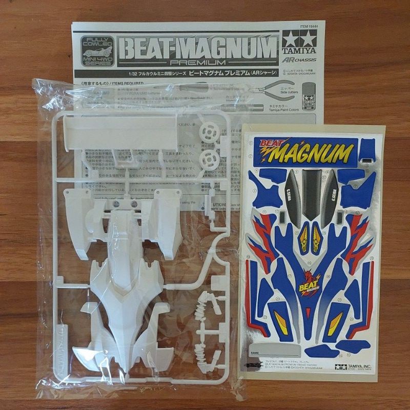 Jual Tamiya 19444 Body Beat-Magnum Premium Original + Decal + Box ...