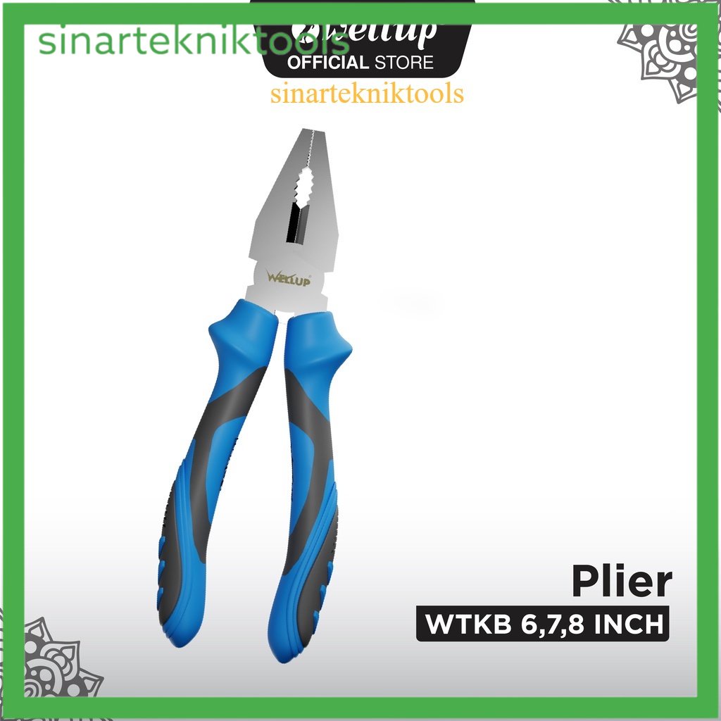 Jual Tang Kombinasi 6inch/potong 6 inch/lancip Pliers 6" inci Wellup ...