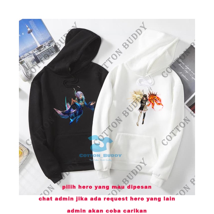 Jual HOODIE CUSTOM SWEATER HERO MOBILE LEGENDS KARAKTER CHARACTER JAKET ...