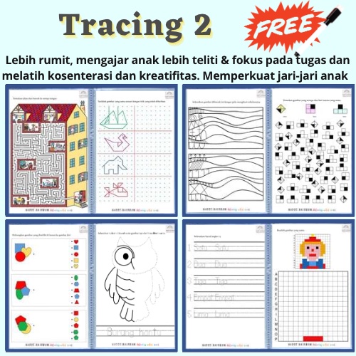 Jual Buku Belajar Bahasa Inggris Anak TK B Paud 5tahun - Belajar Menulis Menggunting Berhitung ...