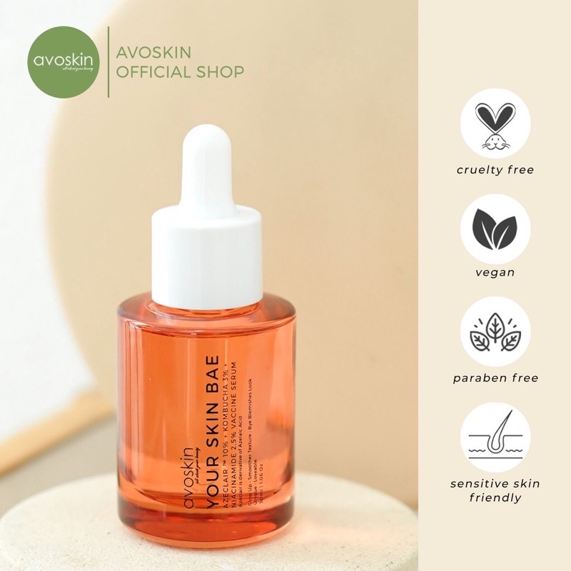 Jual Avoskin Your Skin Bae Azeclair 10% + Kombucha 3% + Niacinamide 2,5 ...