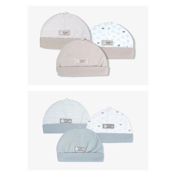 Jual FLUFFY BABY WEAR, Topi Bayi Fluffy, Topi Emen Warna KHAKI / ABU ...