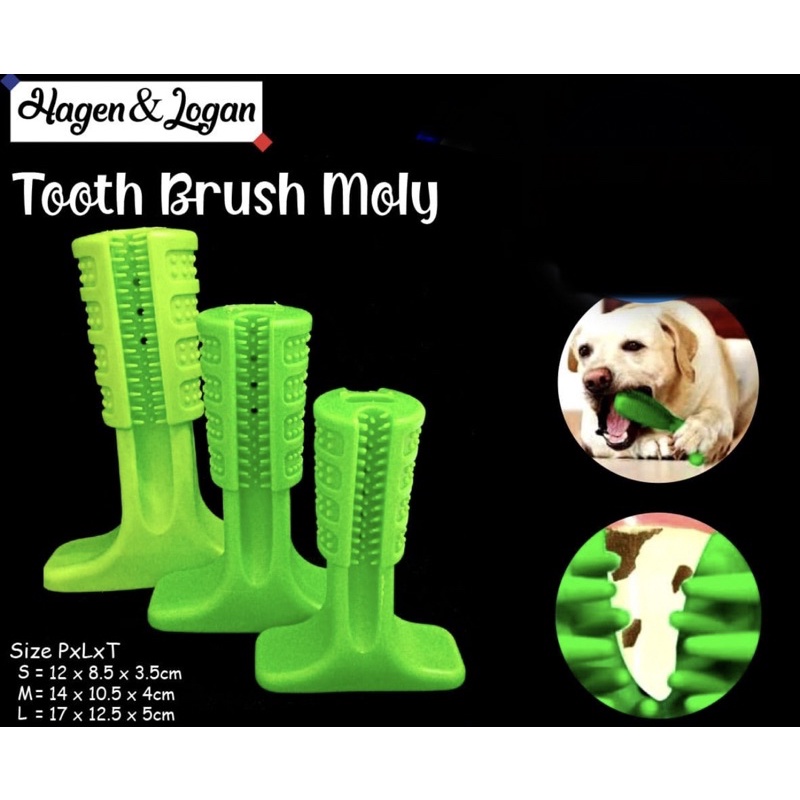 Jual Molly Toothbrush untuk Gigitan atau Gosok Gigi Anjin dan Kucing ...