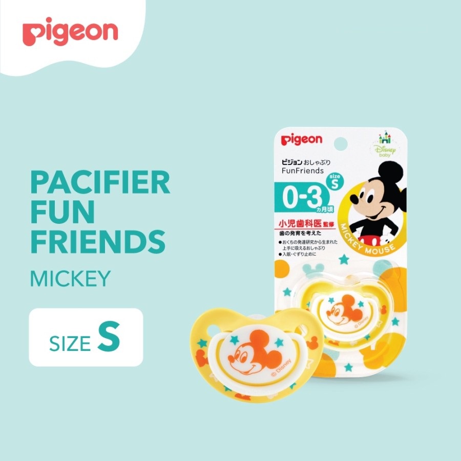 Jual PIGEON Empeng Pacifier Disney Fun Friends Dot Bayi / Empeng ...