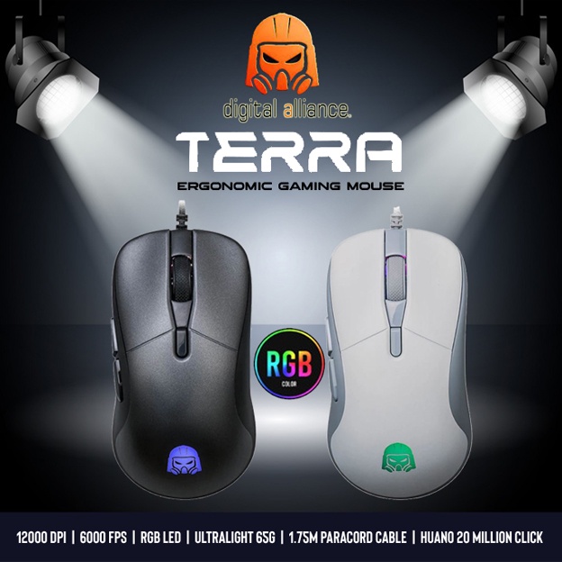 Jual DIGITAL ALLIANCE Terra Ergonomic RGB Gaming Mouse | Shopee Indonesia