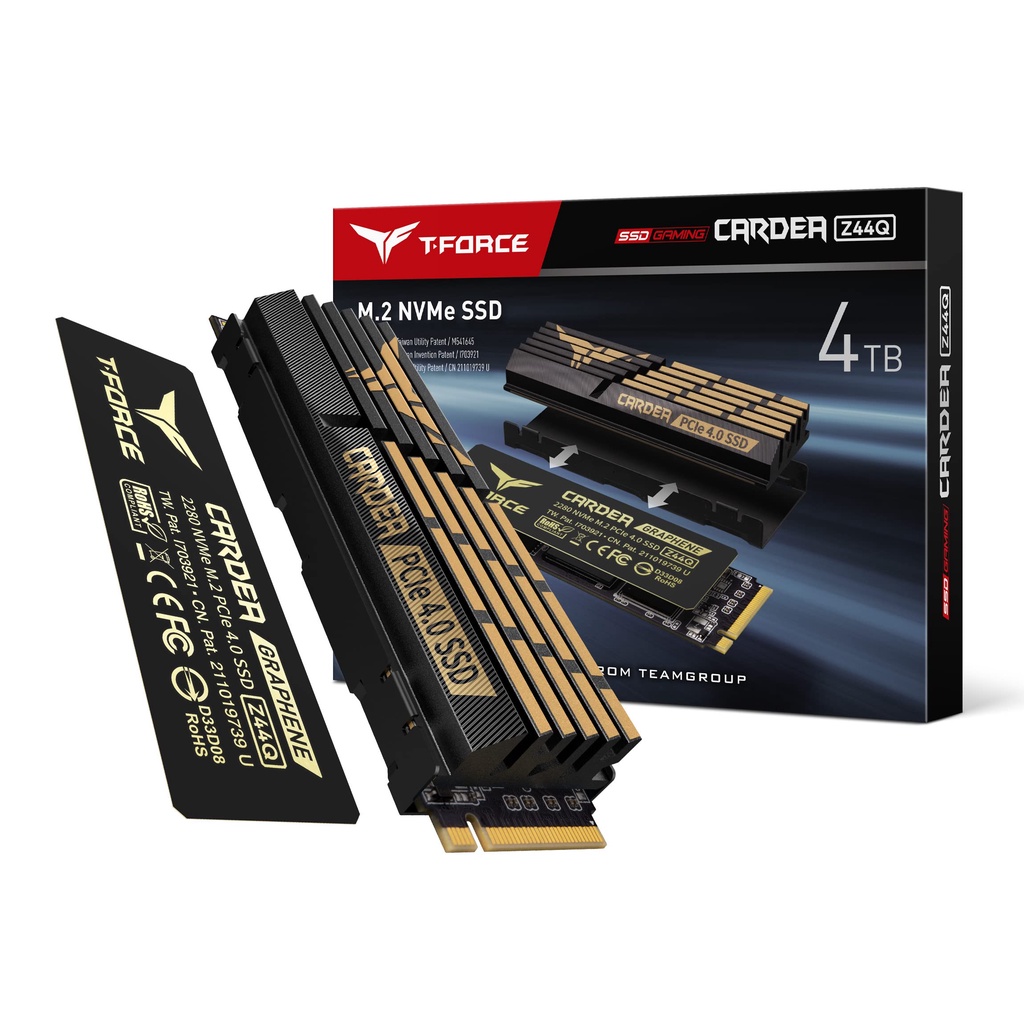 Jual TEAMGROUP T-FORCE SSD M.2 2280 CARDEA Z44Q PCIe Gen4x4 NVME 4TB ...