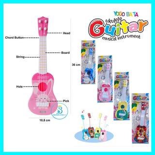 Jual Mainan Edukasi Anak Gitar Ukulele Anak / Kado Mainan Anak Gitar ...