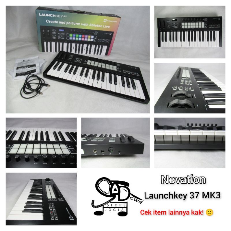 Jual NOVATION LAUNCHKEY 37 MK3 MIDI CONTROLLER LAUNCH KEY MKIII ...
