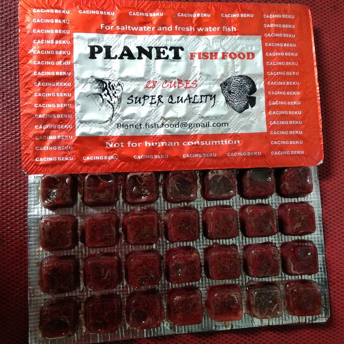 Jual FISH FOOD CACING BEKU PLANET / PAKAN IKAN / MAKANAN IKAN | Shopee ...