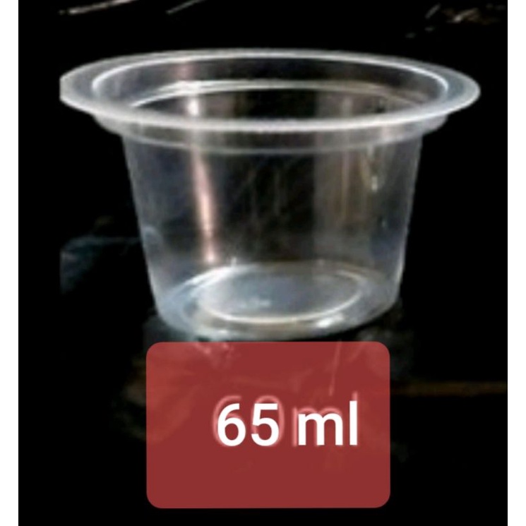 Jual Cup/Gelas Puding Agar Pudding Kecil 65ml + Tutup | Shopee Indonesia