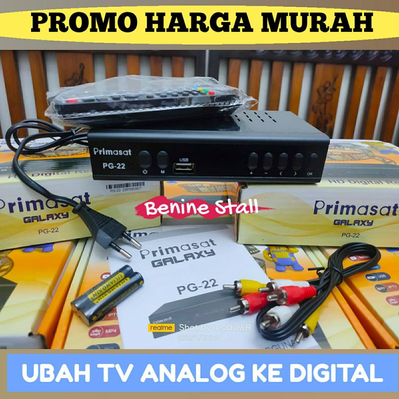 Jual PROMO STB SET TOP BOX PRIMASAT GALAXY PG-22 DVB-T2 DIGITAL ...
