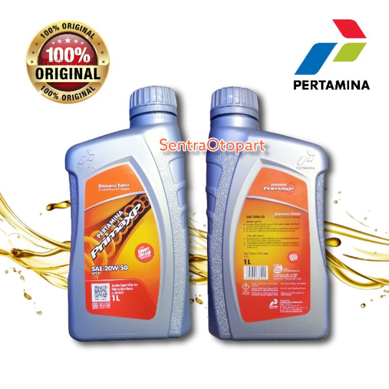 Jual oli mesin pertamina prima xp sae 20w 50 api sl 1000ml | Shopee ...