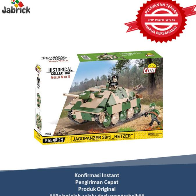 Jual COBI 2558 JAGDPANZER 38 (HETZER) | Shopee Indonesia