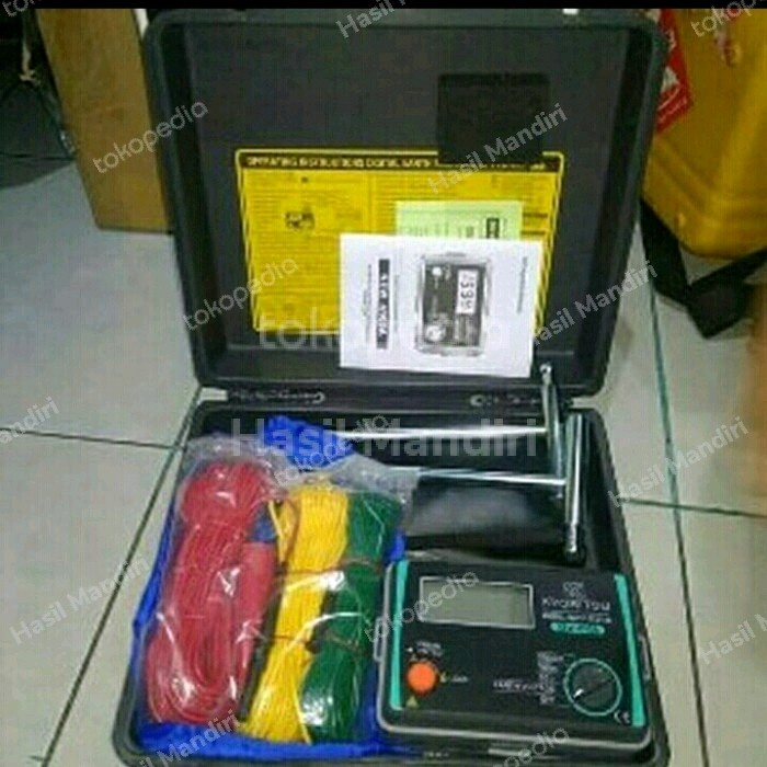 Jual Kyoritsu 4105AH Hardcase Digital Earth Tester Grounding Tester ...