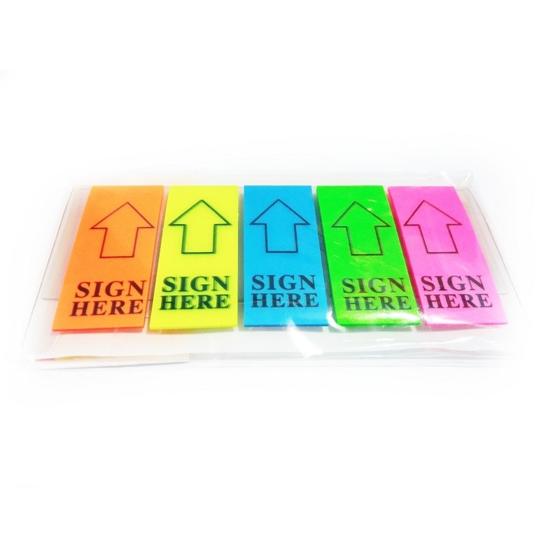 Jual Sticker Label Penanda Sign Here Pronto , tanda tangan di sini ...