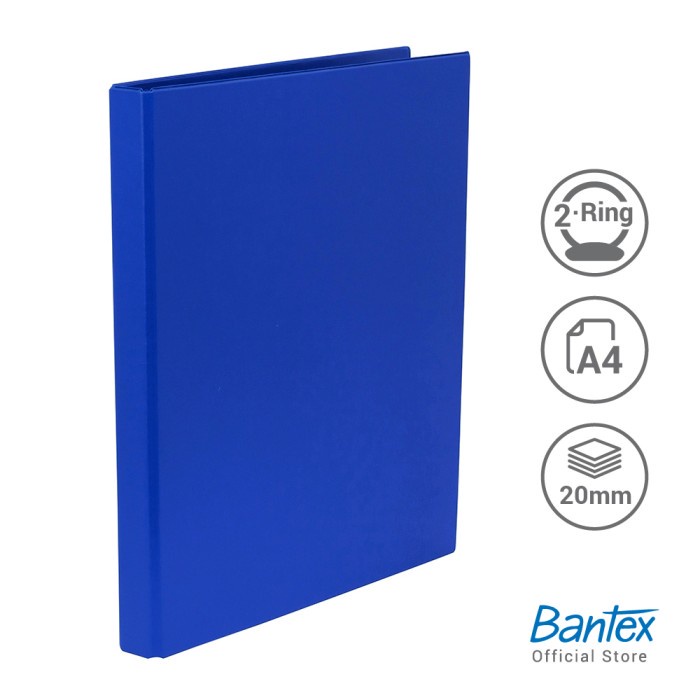 Jual [Zada] Bantex Ring Binder 2 Ring O 20mm A4 Cobalt Blue #8215 11 ...