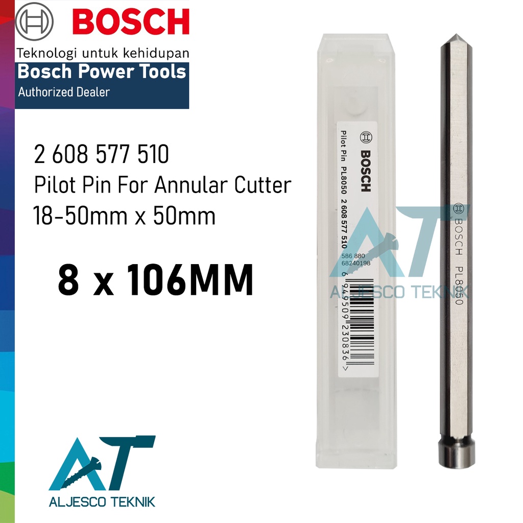 Jual BOSCH GUIDE PILOT PIN PEN 18-50 MM X 50MM ANNULAR CUTTER JET ...