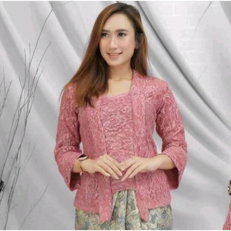 Jual Atasan kebaya xxl pendek / kebaya modern / atasan kutubaru modern / kutu baru / kebaya ...