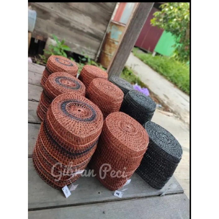 Jual Peci Rotan Kalimantan / Peci Rotan / Peci Akar Rotan /Kopiah ...
