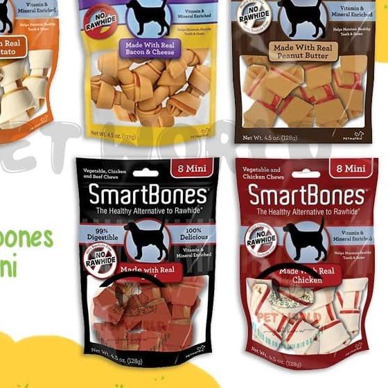Jual Smartbones Mini - Smart Bones Cemilan Anjing Dog Snack Makanan 8 ...