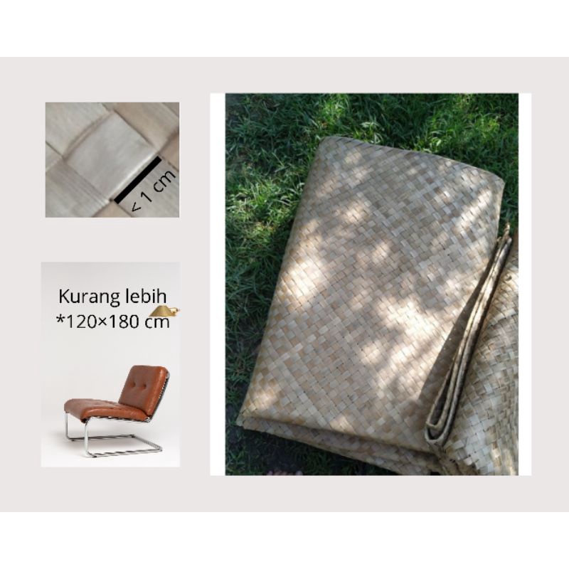 Jual Samak anyaman kurang lebih 120 × 180 cm tikar daun pandan laut ...