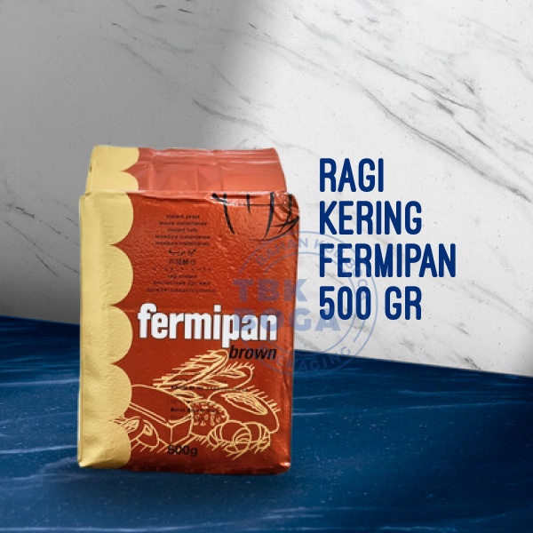 Jual Ragi Fermipan ( 500 gr ) Brown Dry Instant Yeast Pengembang ...