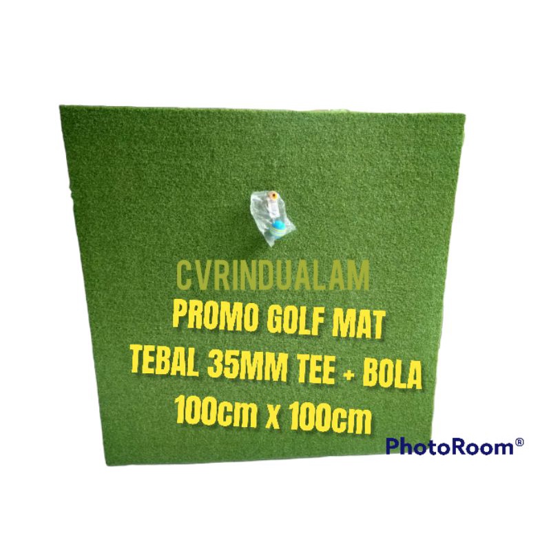 Jual Promo!! Karpet Driving Range Golf Ukuran 1m*1m + Tray + Bola Golf ...