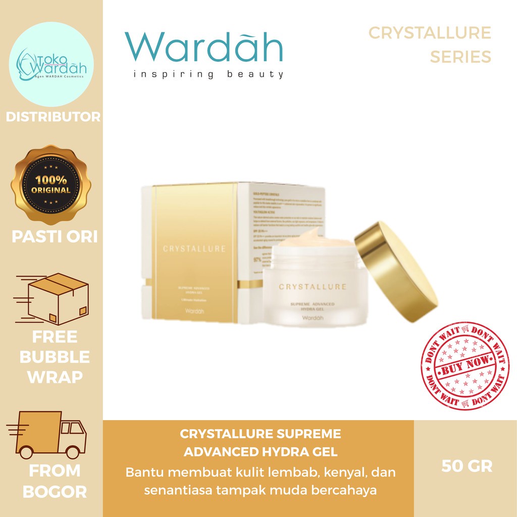 Jual Wardah Crystallure Supreme Advanced Hydra Gel Shopee Indonesia