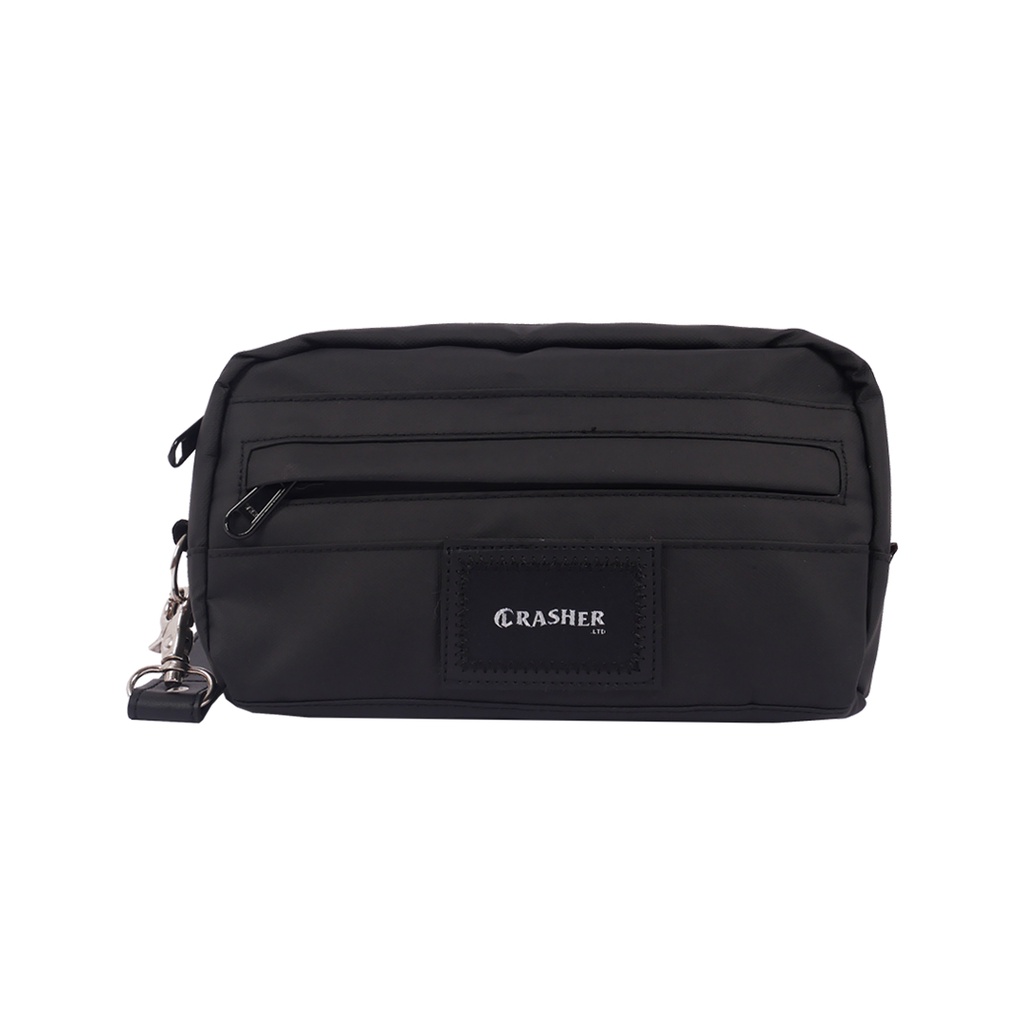Jual Crasher.Ltd Pouch Bag | Clutch Bag - Douch #2 Black Waterproof ...