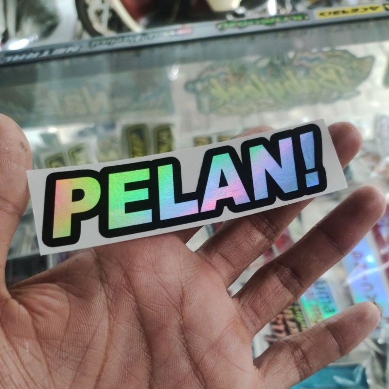 Jual Sticker PELAN Hologram | Shopee Indonesia