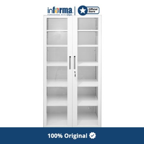 Jual Filling Cabinet Informa - Carter Lemari Arsip 2 Pintu Kaca High ...