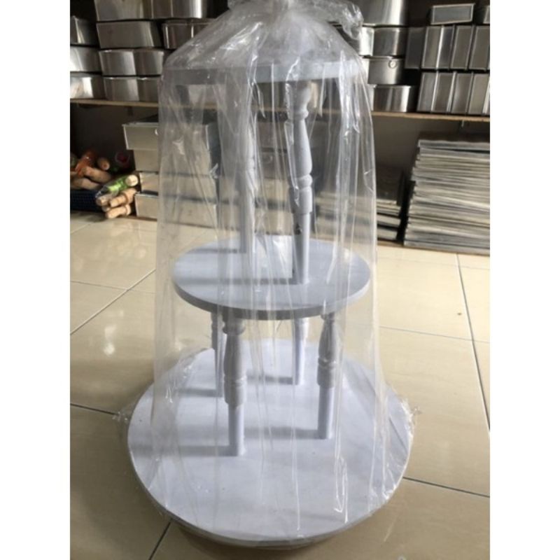 Jual meja kue pengantin susun 3 bulat | Shopee Indonesia