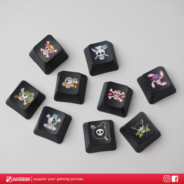 Jual Keycaps One Piece PBT Set Dye-Sub for Keyboard Mechanical | Shopee ...