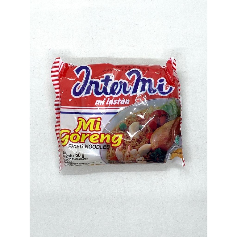 Jual MIE INSTANT INTERMIE GORENG PCS 60 GR | Shopee Indonesia