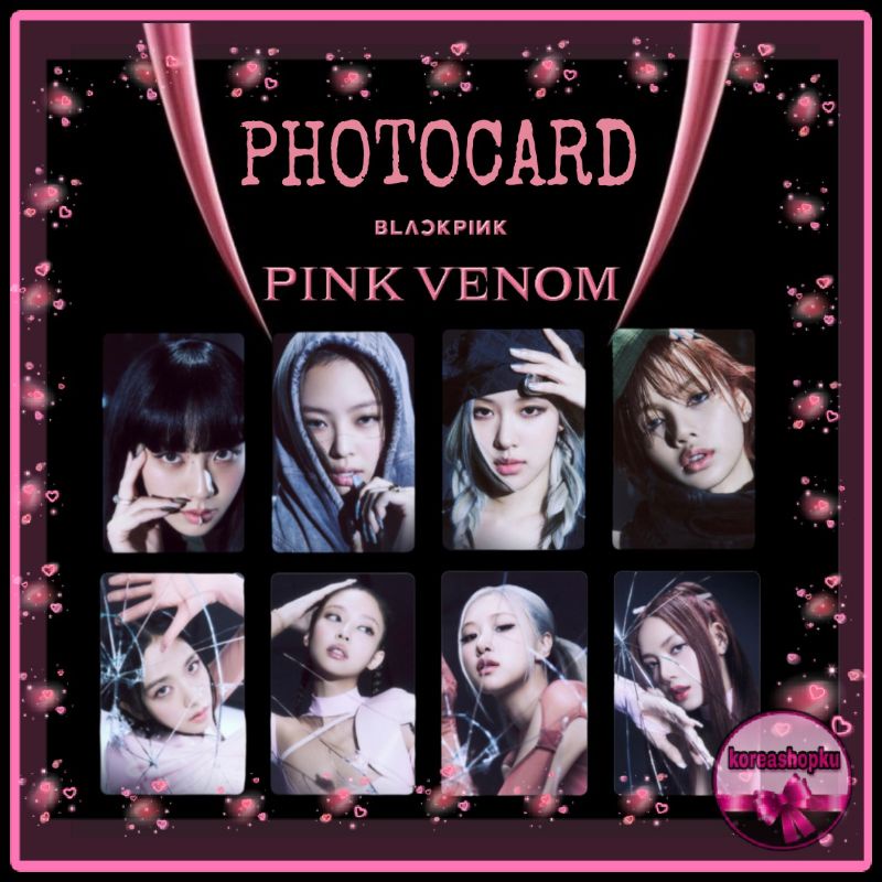 Jual PHOTOCARD BLACKPINK PINK VENOM PC KPOP KOREAN | Shopee Indonesia
