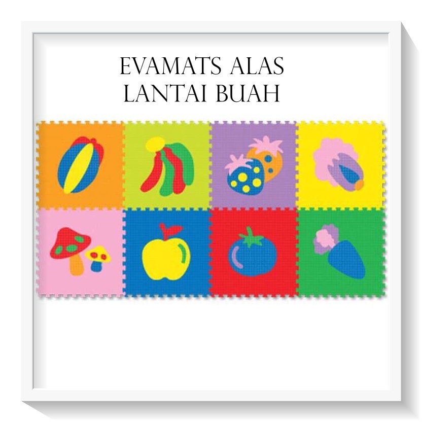 Jual ALAS LANTAI PUZZLE EVAMAT HEWAN LAUT/DINO/TRANSPORT/BUAH/SAYUR ...