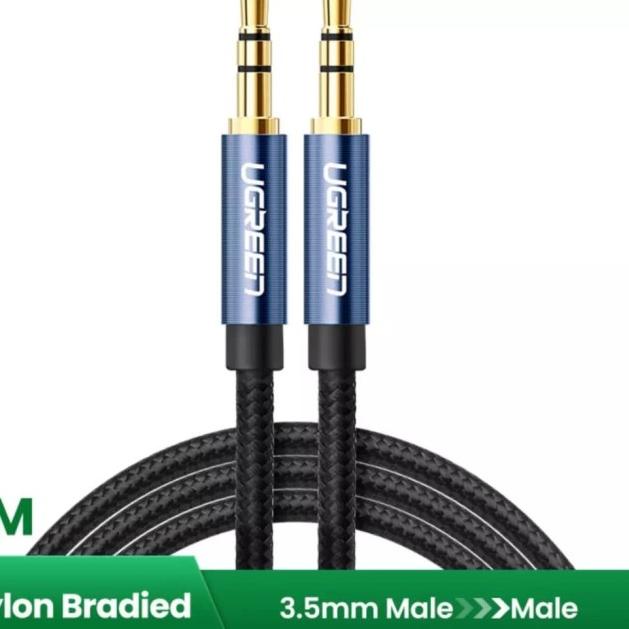 Jual Ugreen Nylon Kabel Audio Jack 3.5 mm Extension 200 cm Kabel Aux 3 ...