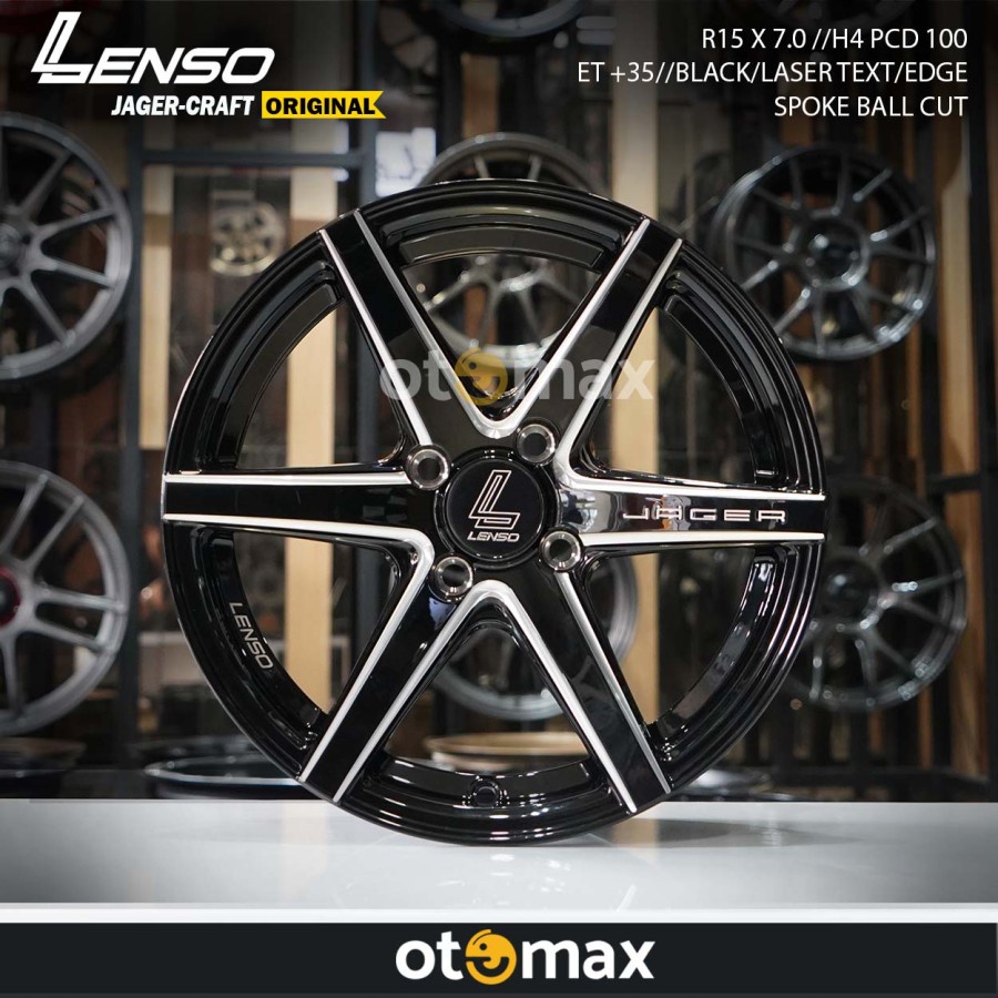 Jual Velg Mobil Lenso Jager Craft Original Ring 15 Laser Text/Edge ...