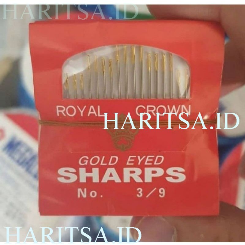 Jual JARUM JAHIT SHARPS GOLD EYE 1LUSIN ( 12 BUNGKUS ) | Shopee Indonesia