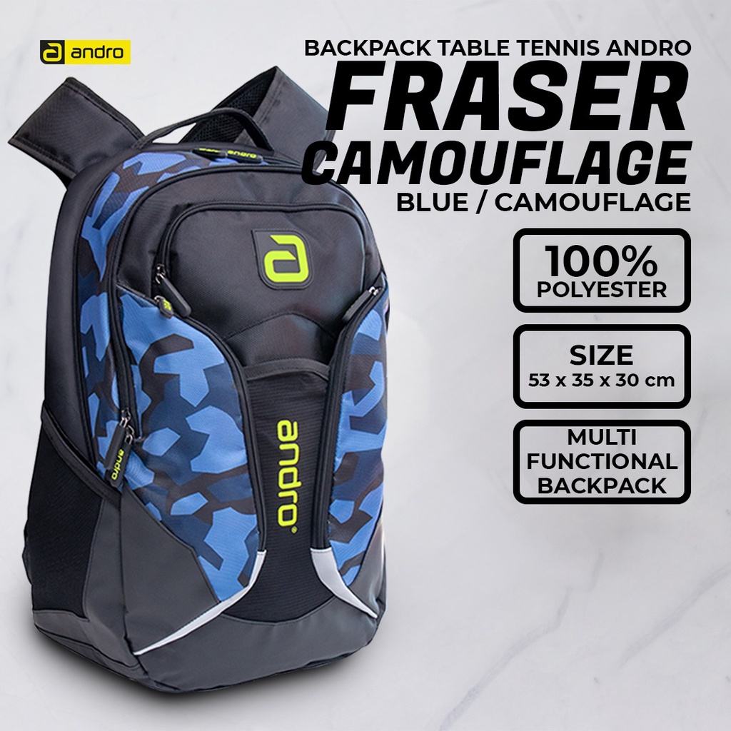 Jual Tas Tenis Meja Pingpong Backpack Andro Fraser Camouflage | Shopee Indonesia
