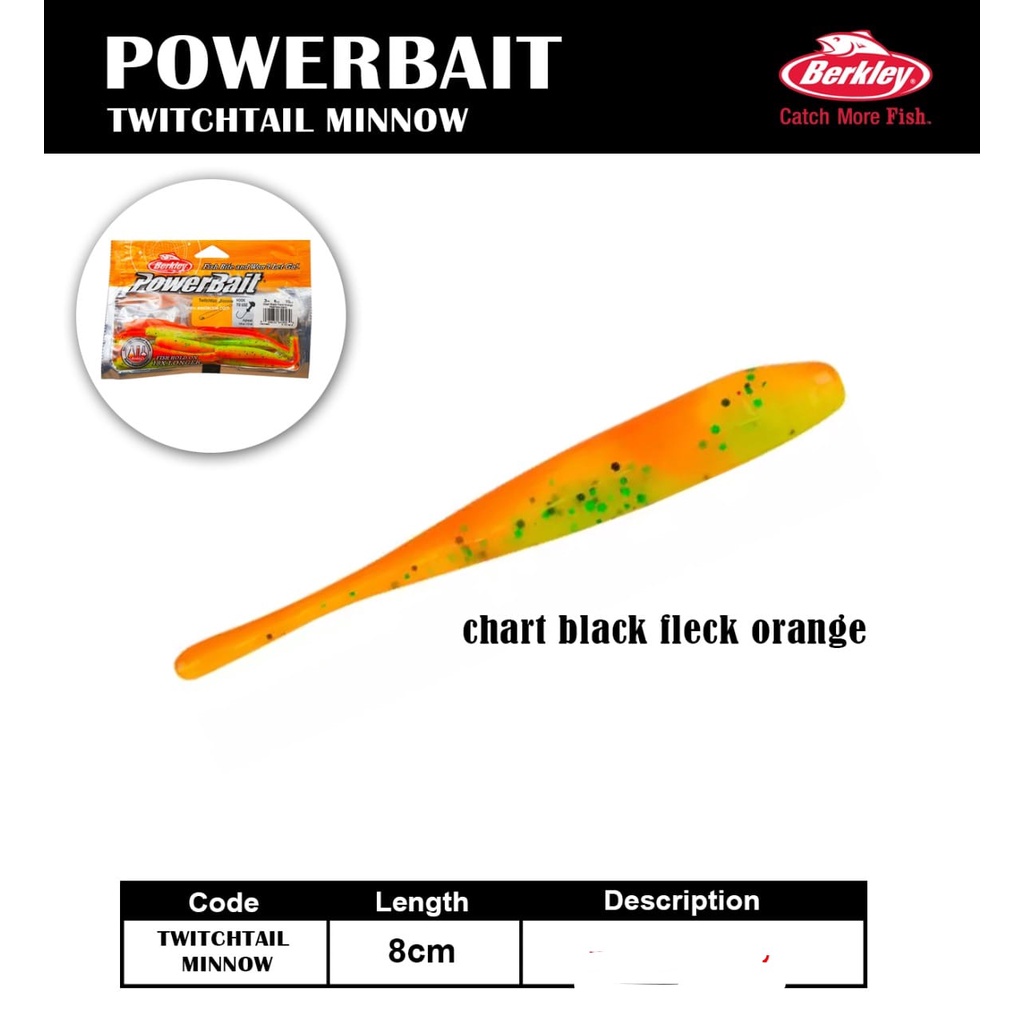 Jual Umpan Berkley Powerbait Twitchtail Minnow PBBTW3 8cm | Shopee Indonesia