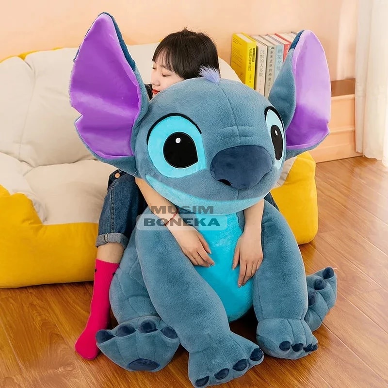 Jual Boneka Stitch Jumbo 70cm – Boneka Lucu Lembut Karakter Disney ...